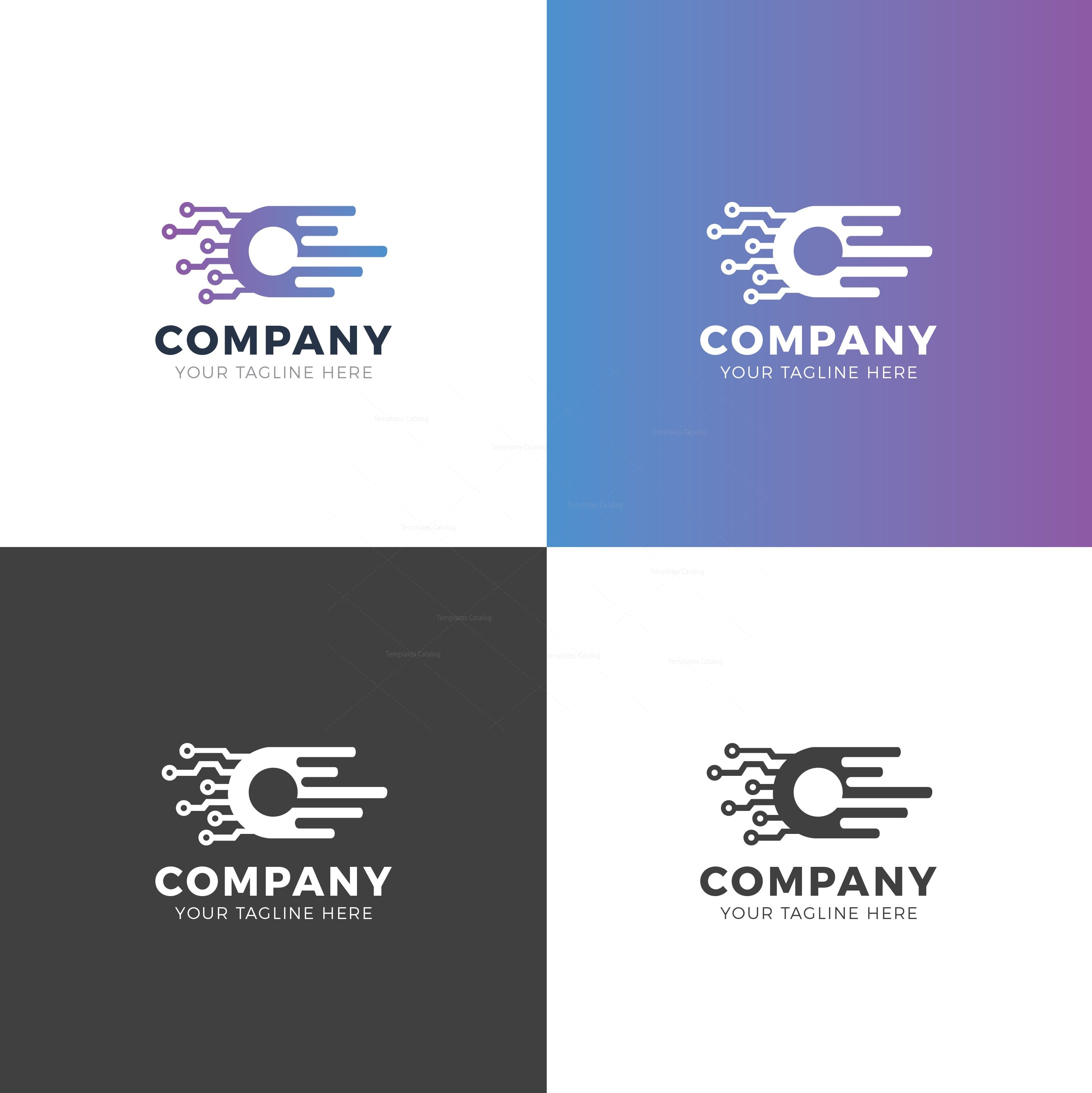 Connection Creative Logo Design Template - Graphic Nova | Stock Graphic ...
