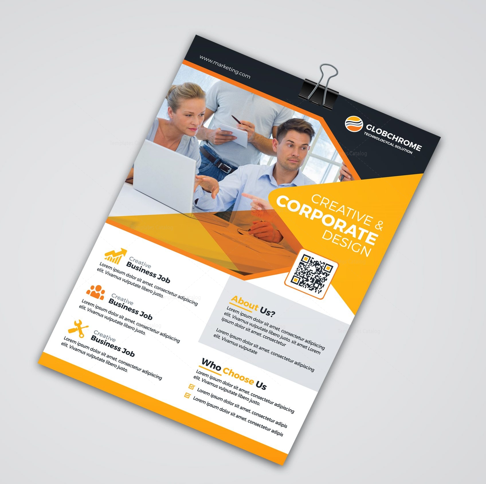 Corporate Print Flyer Templates - Graphic Nova | Stock Graphic Store