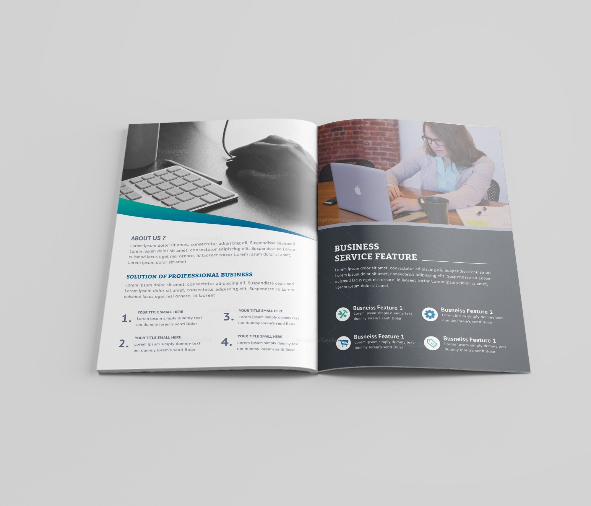 Medical Bi-Fold Brochure Template - Graphic Nova | Stock Graphic Store